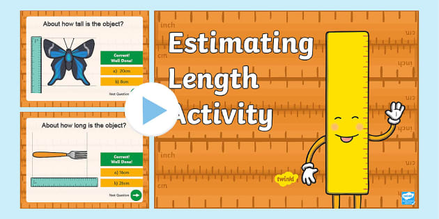 Estimating Length PowerPoint | Centimetres | South Africa