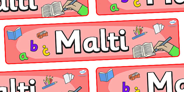 👉 Malti Display Banner | Lingwa - Riżorsi tal- Primarja