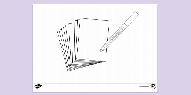 Crafts Colouring Page | Colouring Sheets - Twinkl