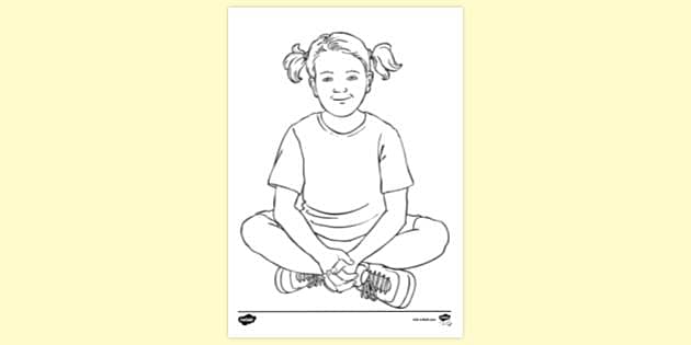 realistic coloring pages of girls