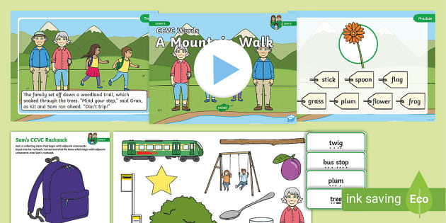 Phonics Lesson 2 CCVC Words - Primary Resources