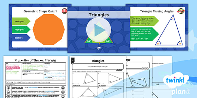 PlanIt Maths Y6 Properties of Shapes: 2D Shapes (1) Lesson Pack