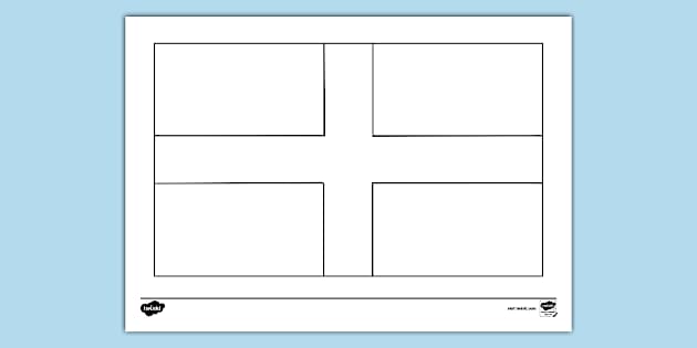 FREE! - England Flag Colouring Sheet - Primary School - Twinkl
