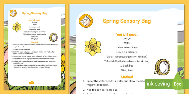 Spring Sensory Bag (teacher made)