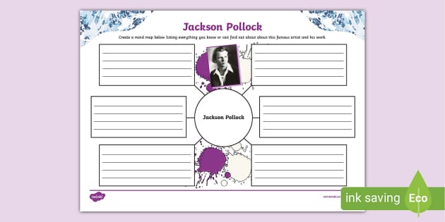 Jackson Pollock Mind Map (teacher made)