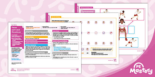PE Mastery: Year 2 Ball Skills L5 - Throw and Catch Showdown