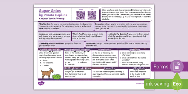 CHAPTERS September 2022: Super Spies - Chapter 7 Follow-Up