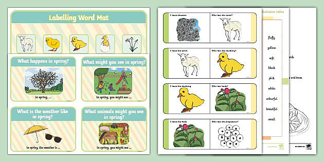 EAL Spring Scaffolding Pack - Younger Learners | Twinkl