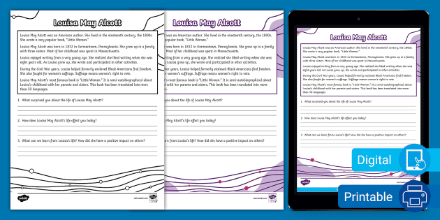 3rd Grade Reading Response Worksheet