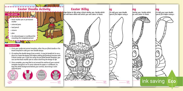 Easter Decorations for Australia | Easter Bilby | Twinkl