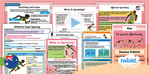 Move PE Year 3 Athletics Lesson 2: Super Sprinting Lesson Pack