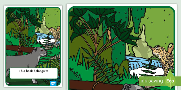 FREE! - Panther Themed Book Cover (creat de profesori)