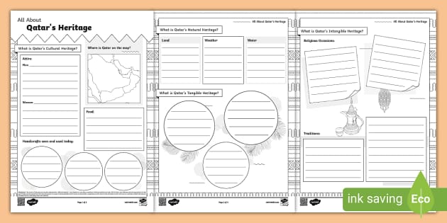Qatar's Heritage Research Activity (teacher made) - Twinkl