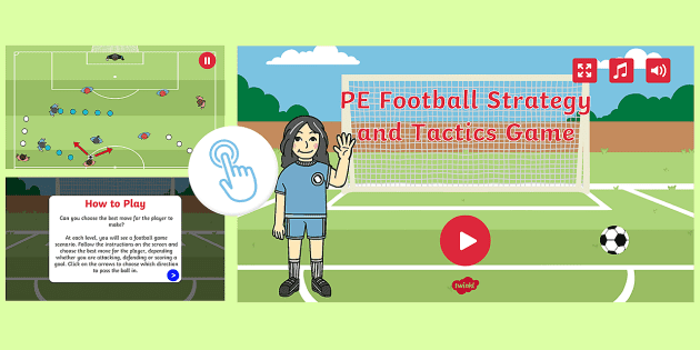 Football Strategy and Tactics: PE Game | Twinkl Go! - Twinkl