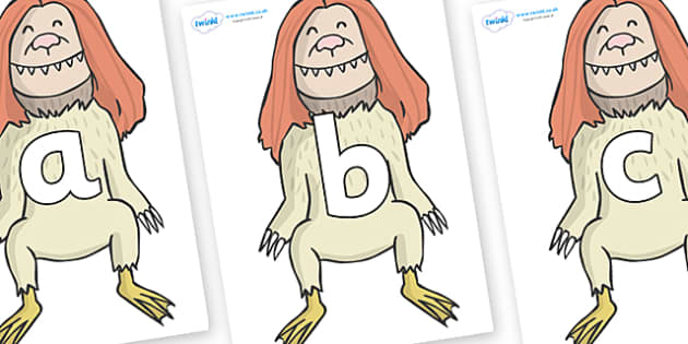 FREE! - Phoneme Set on Wild Thing (2) to Support Teaching on Where the Wild