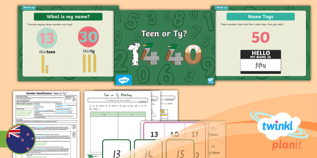 Level 1 Number Identification: Read and Write Numbers Using Correct Names