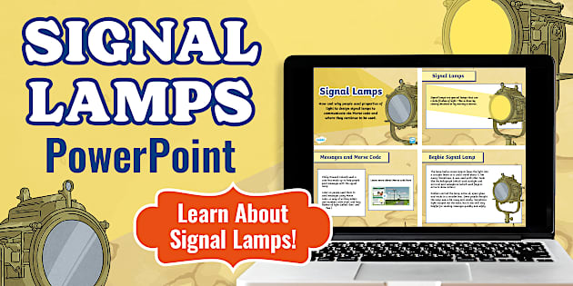 Signal Lamps PowerPoint