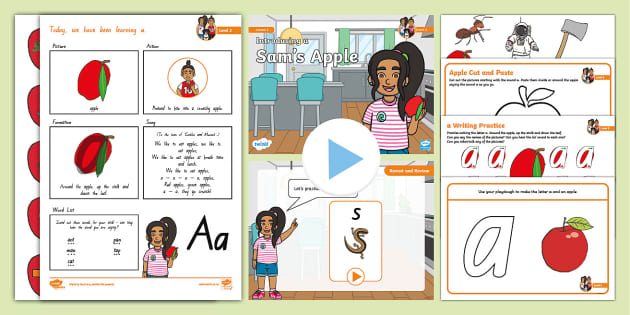 NZ Phonics: Level 2: Week 1: Lesson 2: 'a' Phonics Sound