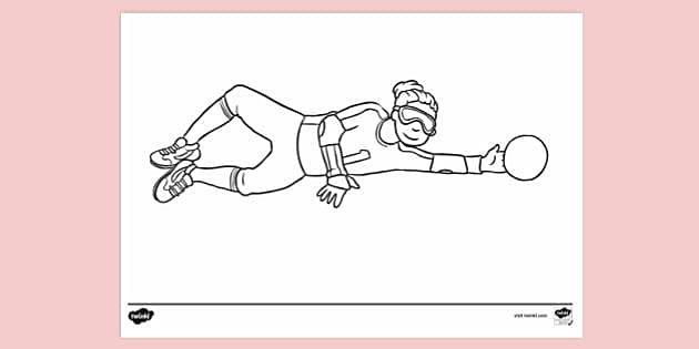 FREE! - Paralympic Goalball Colouring Sheet | Colouring Sheets