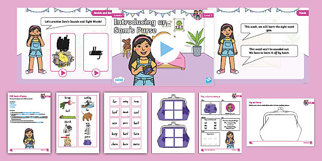 Phonics: Level 3: Week 3: Lesson Pack 1: 'ur' (teacher made)