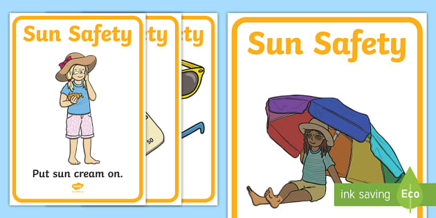 Sun Safety Display Posters (teacher made)
