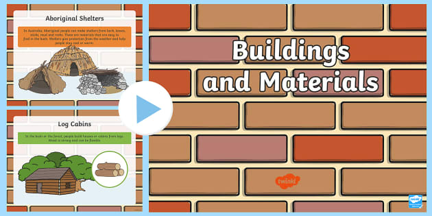 Buildings and Materials PowerPoint (teacher made)