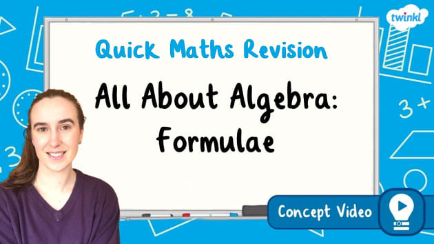 FREE! - 👉 All About Algebra: Formulae | KS2 Maths Concept Video