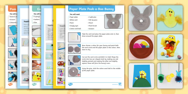 Fun Easter Paper Crafts & Activities to Try at Home