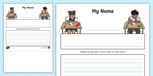 Name Writing Worksheet