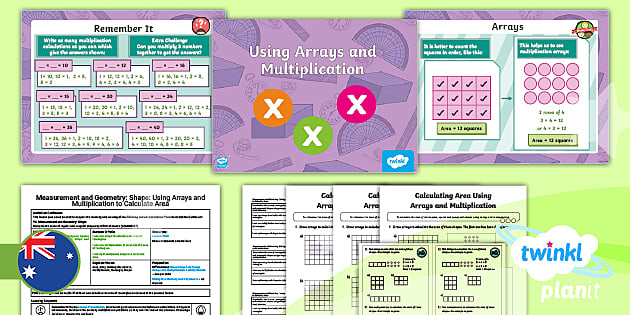 Year 4 Shape: Finding Area Lesson 2 (Teacher-Made)