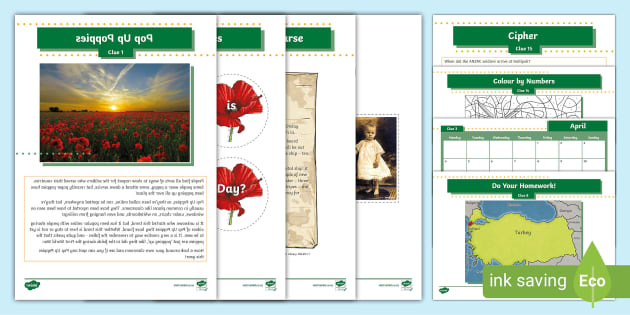 Anzac Day Escape the Room Game (teacher made) - Twinkl