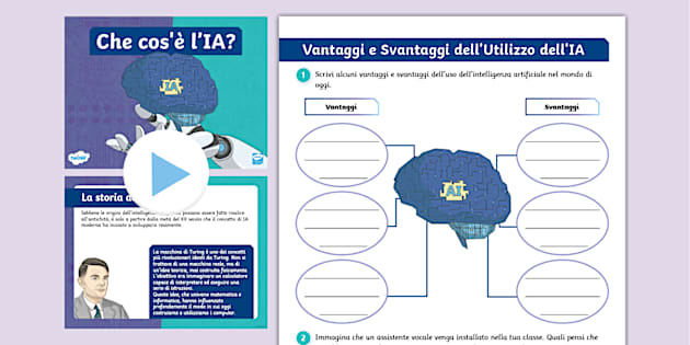 Cos'e l'IA? Vantaggi e Svantaggi (Teacher-Made) - Twinkl