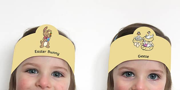 Saving Easter - Role Play Headbands (teacher made)