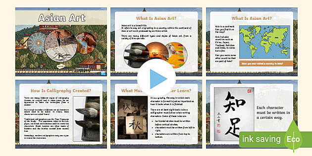 KS2 Asian Art PowerPoint (teacher made) - Twinkl