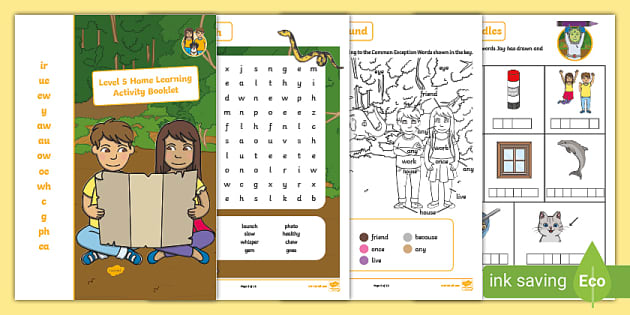 Home Learning Activity Booklet Level 5 Booklet 2 - Twinkl