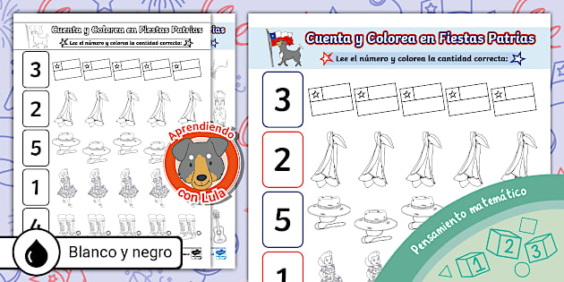 Contar Números Hasta 10 | Matemática | Lula | Kínder | Pre