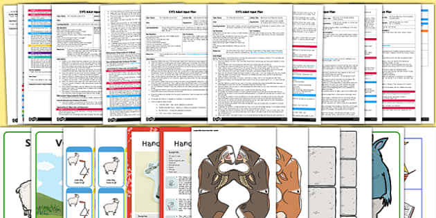 EYFS The Three Billy Goats Gruff Adult Input Planning and Resource Pack