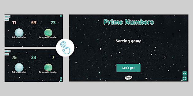 Prime Number Interactive Sorting Game - Twinkl - KS2 Prime Number Interactive Sorting Game - Twinkl - KS2