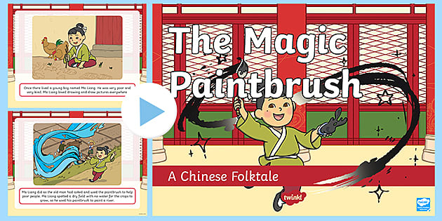 The Magic Paintbrush Story Powerpoint (teacher made)