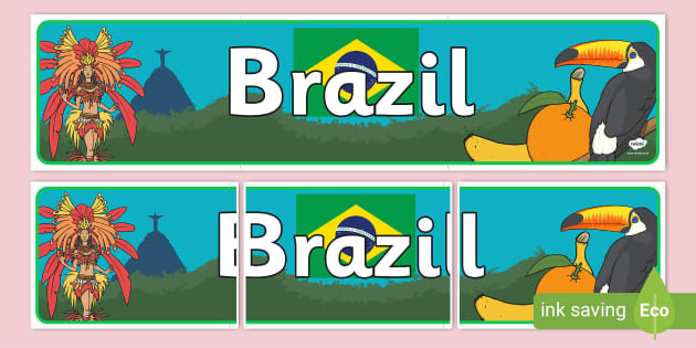 Brazil Display Banner (teacher made) - Twinkl