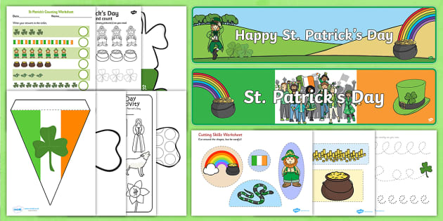 Childminder St Patricks Day Activity Pack | EYFS Resource