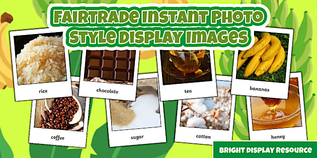 * NEW * Fairtrade Instant Photo Style Display Images