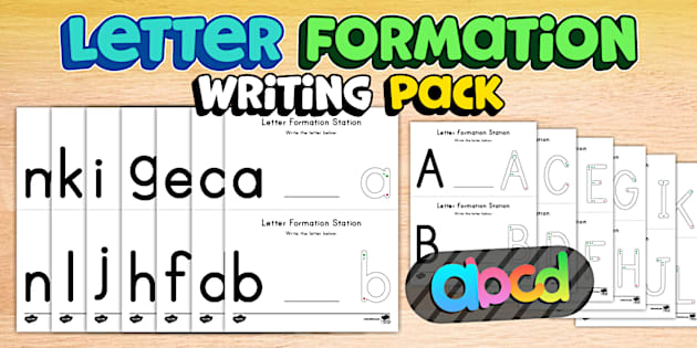 Letter Formation Writing Activity Pack I Handwriting