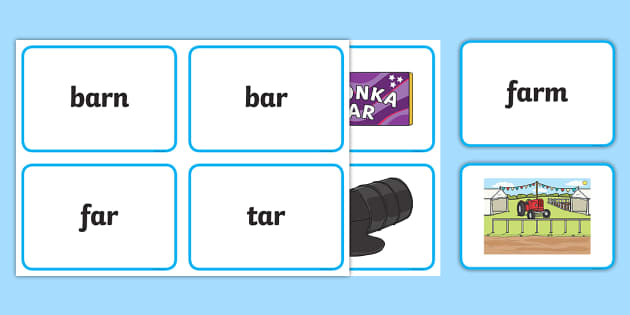 Phonics 'ar' Words | Matching Cards | Phonics Resources
