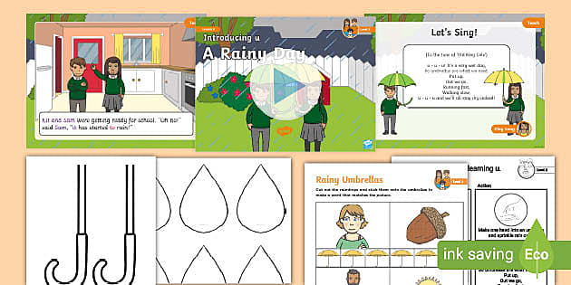 'u' Lesson Pack Level 2 Week 4 Lesson 3 (teacher made)