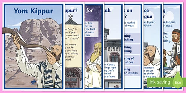 Yom Kippur Posters | Ready-to-print | Teaching Resources