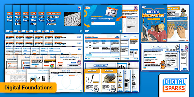 Digital Sparks: Digital Foundations 3: Unit Pack - Twinkl