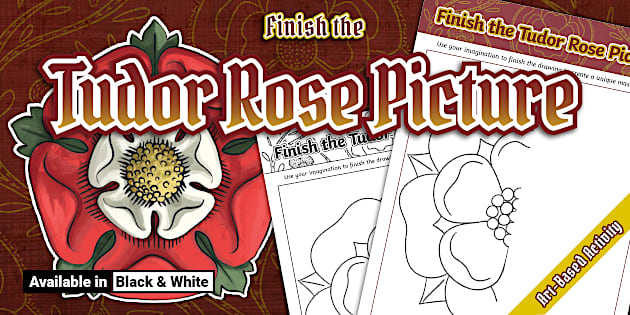 Finish the Tudor Rose Worksheet