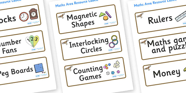 FREE! - Red Kite Themed Editable Maths Area Resource Labels