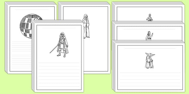 Space Wars Themed Writing Frames - Twinkl